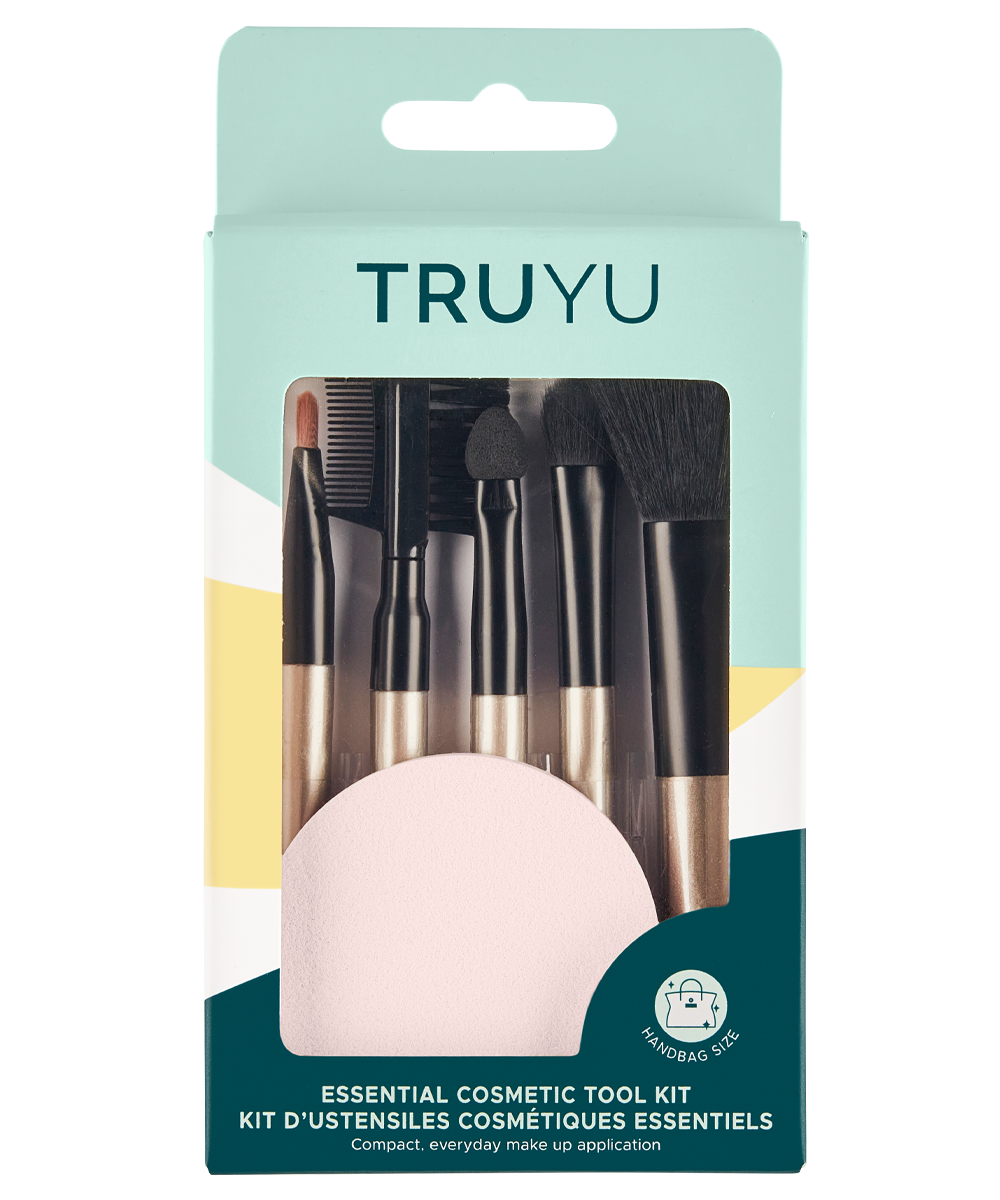 Essential Cosmetic Tool Kit | Makeup Brush Kit | TRUYU – Truyubeauty